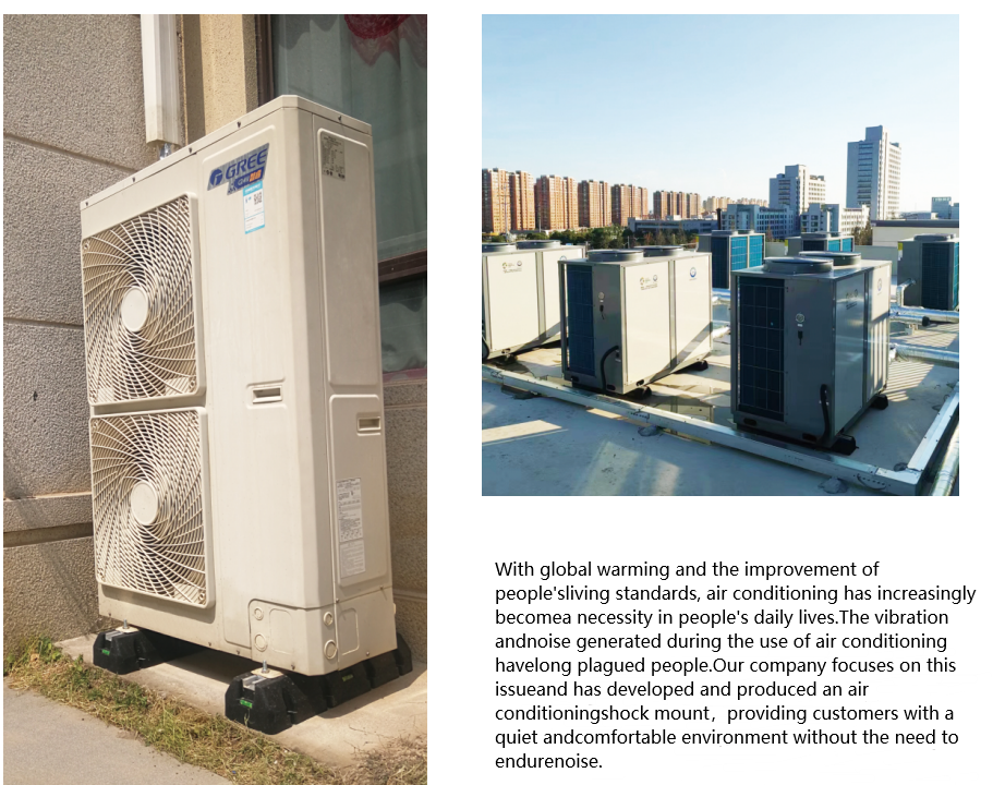 Antivibration mounts Air conditioning Installation accessories Rubber ...